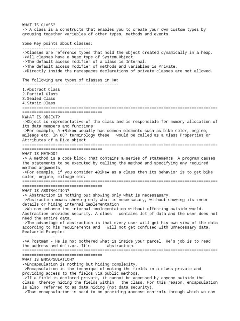Net Interview Questions And Answers Pdf Class Computer Programming Constructor Object