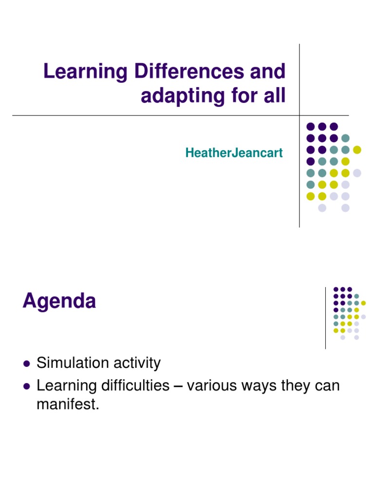 Strategies For Students With Learning Differences | PDF | Reading ...