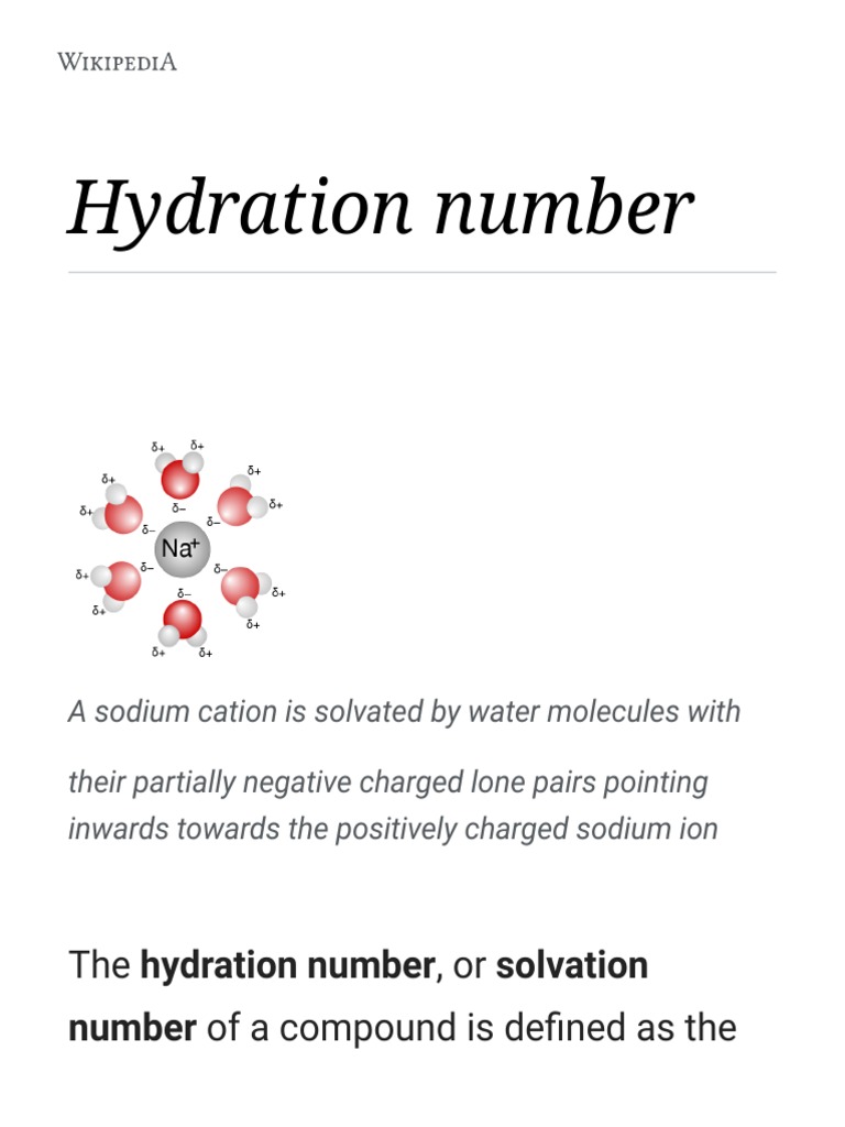 hydration number, hydrated radius measurement – KNYYW