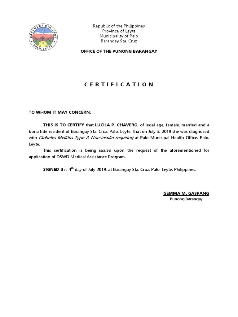 Certificate of Indigency | PDF