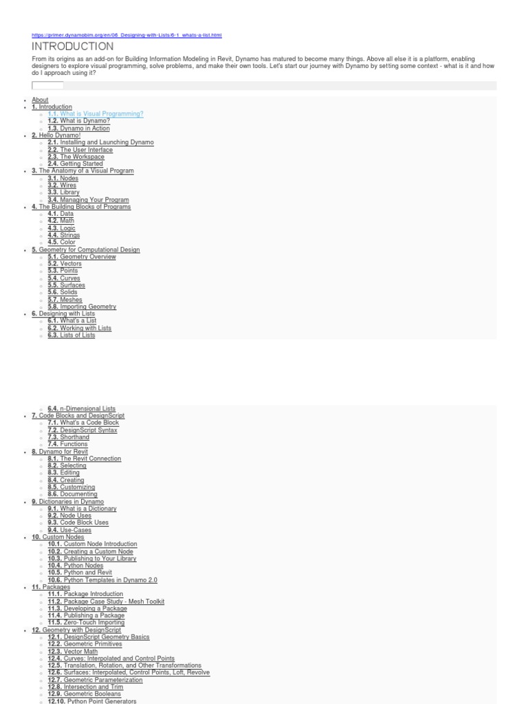Dynamo Primer | PDF | Programming Language | Menu (Computing)