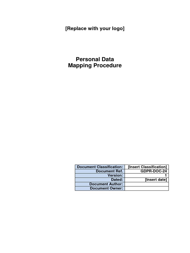 GDPR Data Mapping Guide | PDF | Personally Identifiable Information ...