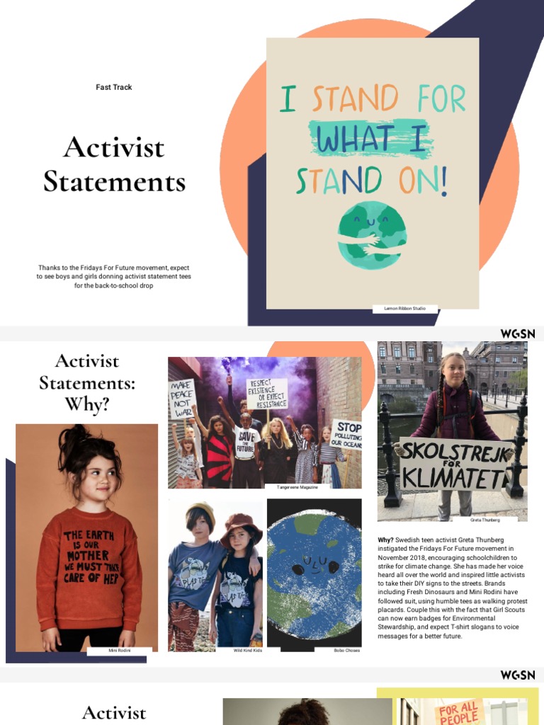 Activist Statements: Fast Track | PDF