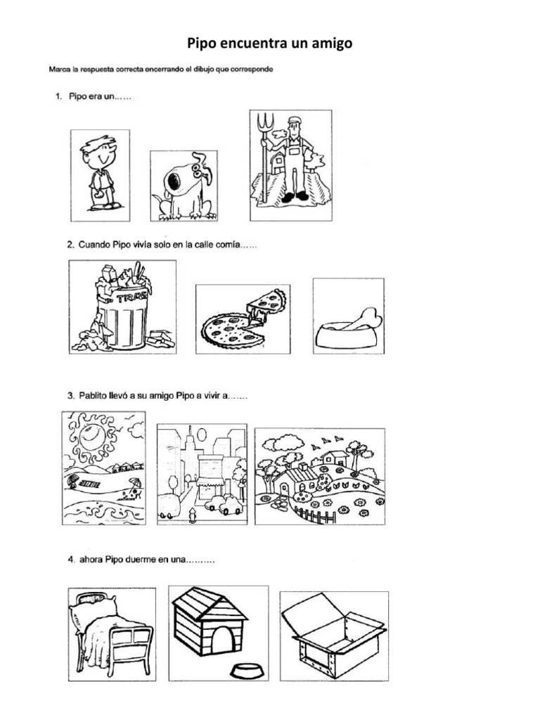 Pipo Encuentra Un Amigo | PDF