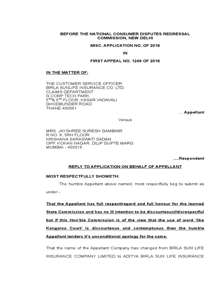 Reply To Application Contempt | PDF | Contempt Of Court | Supreme Courts