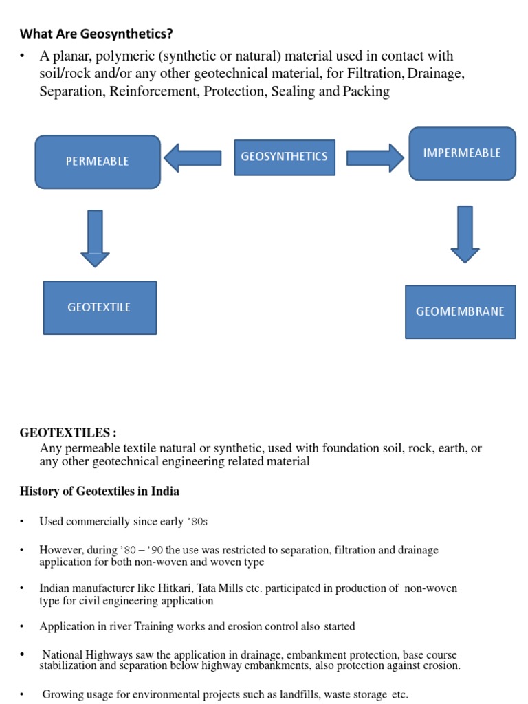 What Are Geosynthetics? | PDF | Engineering | Infrastructure