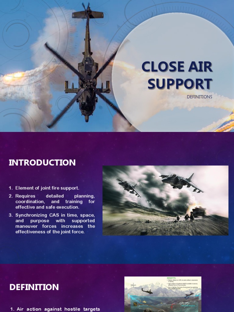 Close Air Support Overview and Definition | PDF