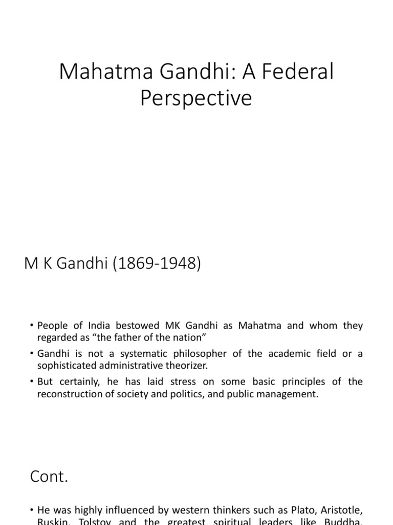 Gandhi's Influence: Foundations of Non-Violence and Equality in India ...
