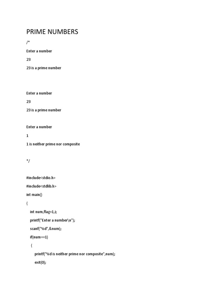Prime Numbers | PDF | Computer Libraries | Computer Standards