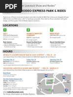 San Antonio Rodeo Parking Map 2025 | PDF | Transport | Livestock