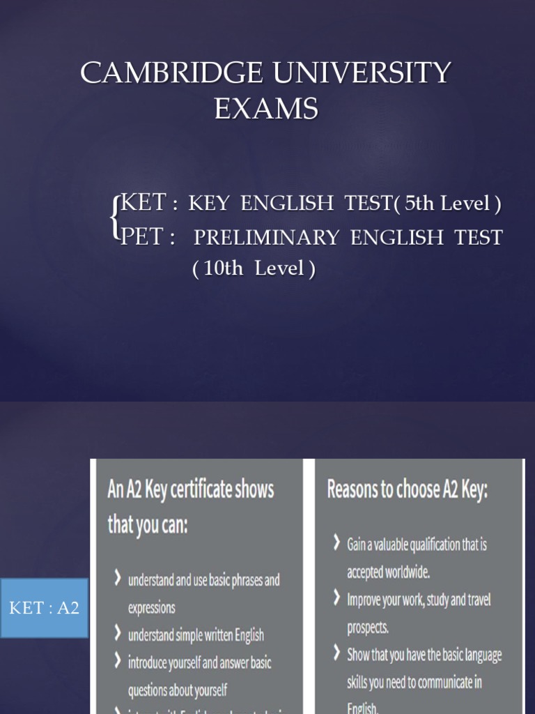 Cambridge University Exams: KET Pet | PDF | Test (Assessment) | Semiotics