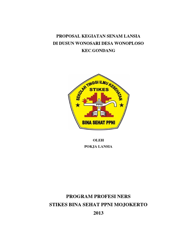 Proposal Kegiatan Senam Lansia | PDF