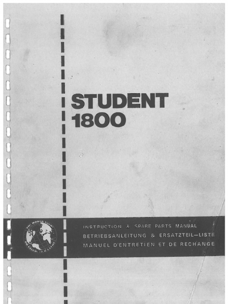 Colchester Metal Lathe Student 1800 | PDF