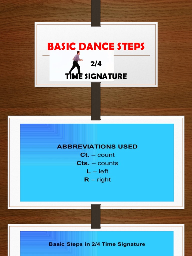 Basic Dance Steps: 2/4 Time Signature | PDF
