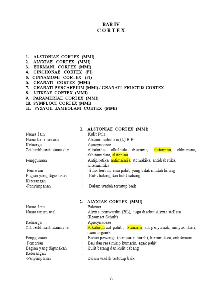 Bab 4 Cortex | PDF