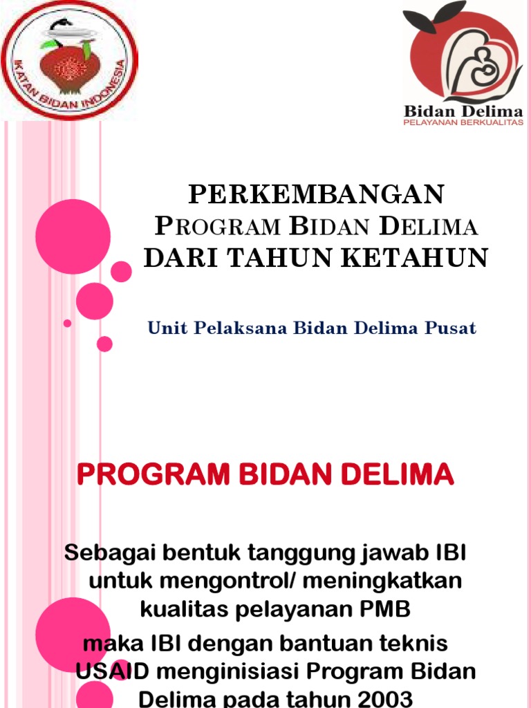 Perkembangan Bidan Delima 2017 - 2018-3 | PDF