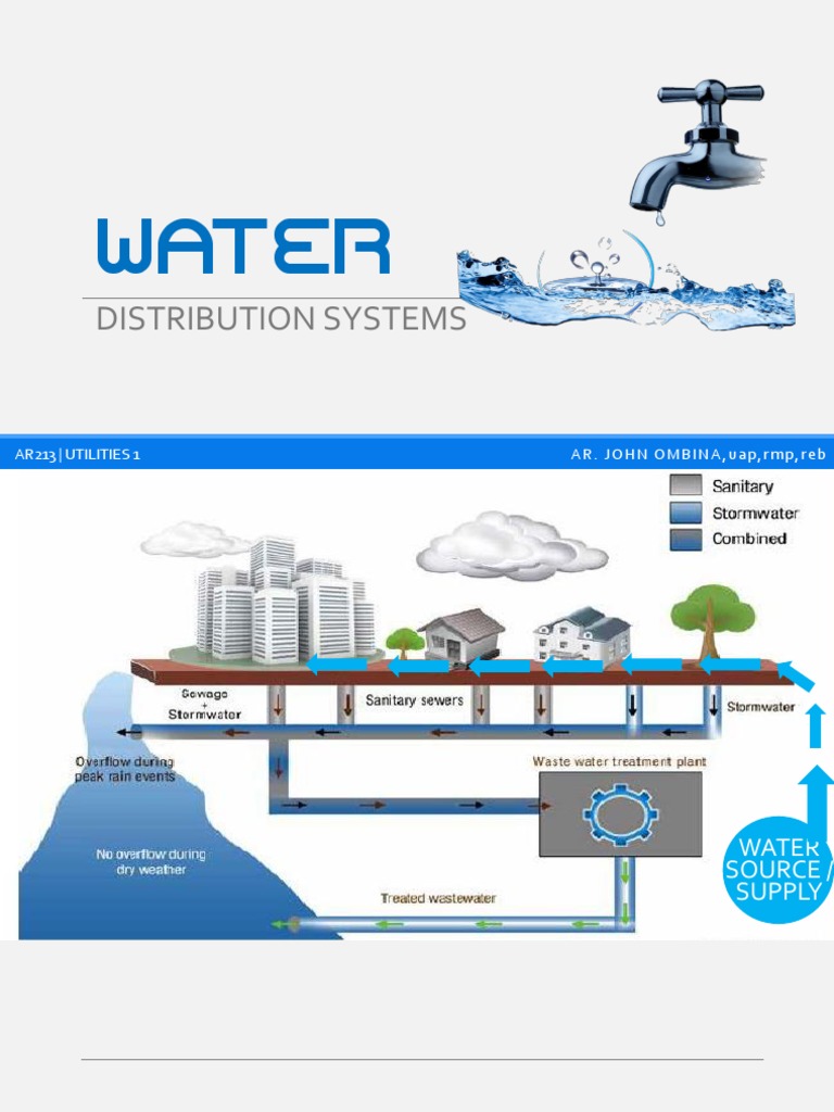 03 Water Distribution System | PDF | Pump | Valve
