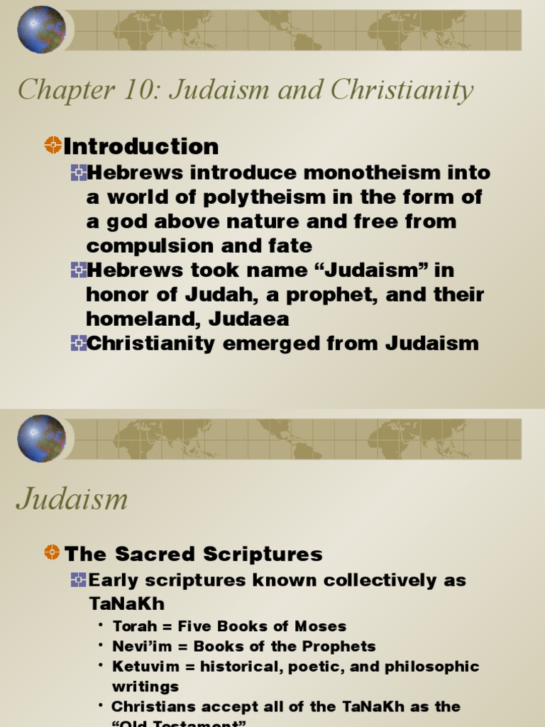 Judaism and Christianity: Origins and Beliefs | PDF | Bible | Charlemagne