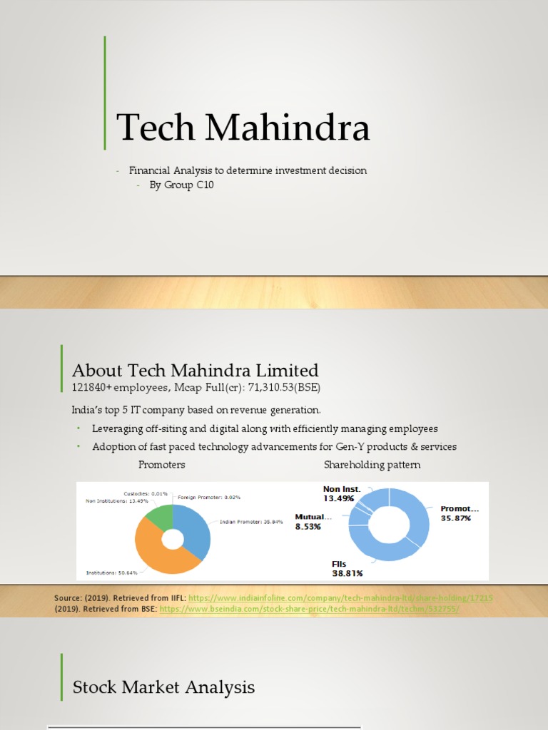 Tech Mahindra: Financial Analysis To Determine Investment Decision by ...