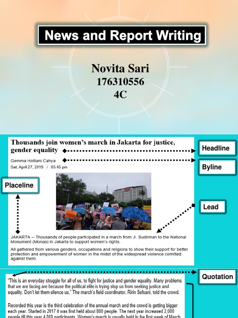 News Report Writing | PDF