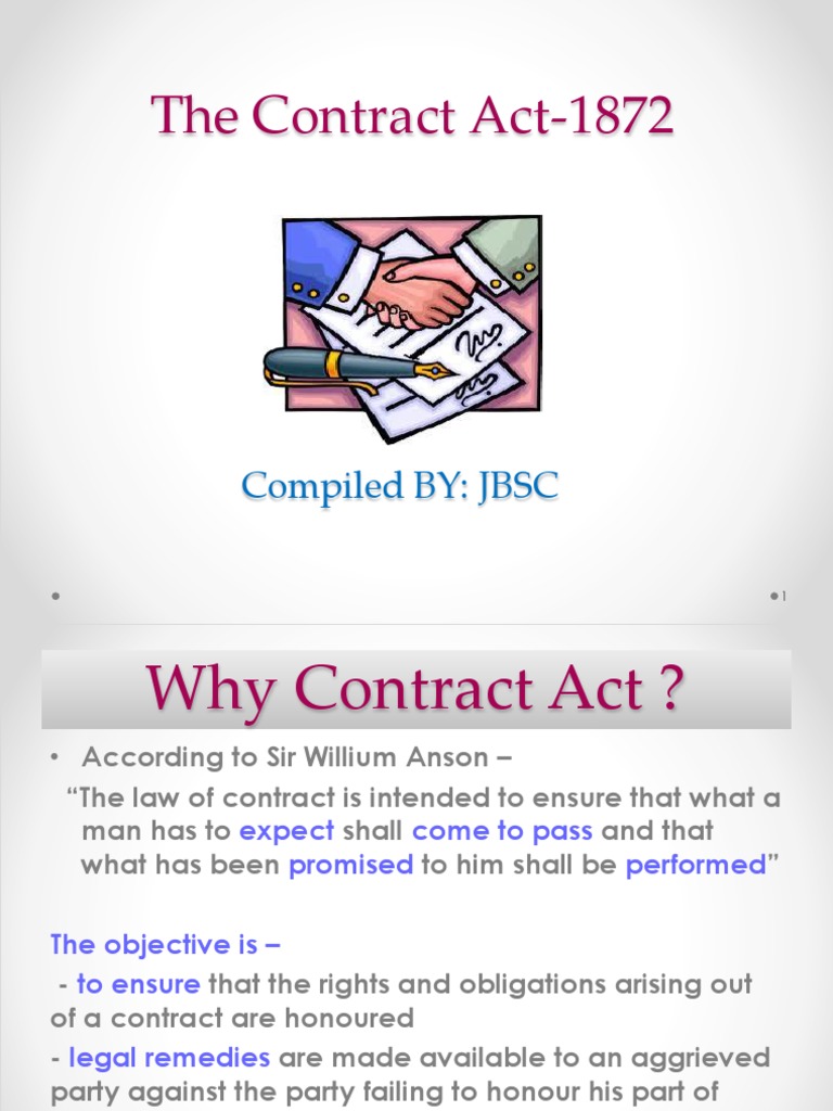 The Contract Act-1872 | PDF | Guarantee | Indemnity