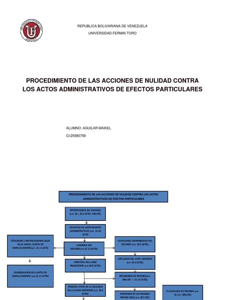 Esquema de Nulidad | PDF | Política de venezuela | Venezuela