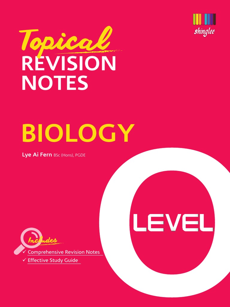 Topical Revision Notes Biology O Level PDF | PDF | Endoplasmic ...