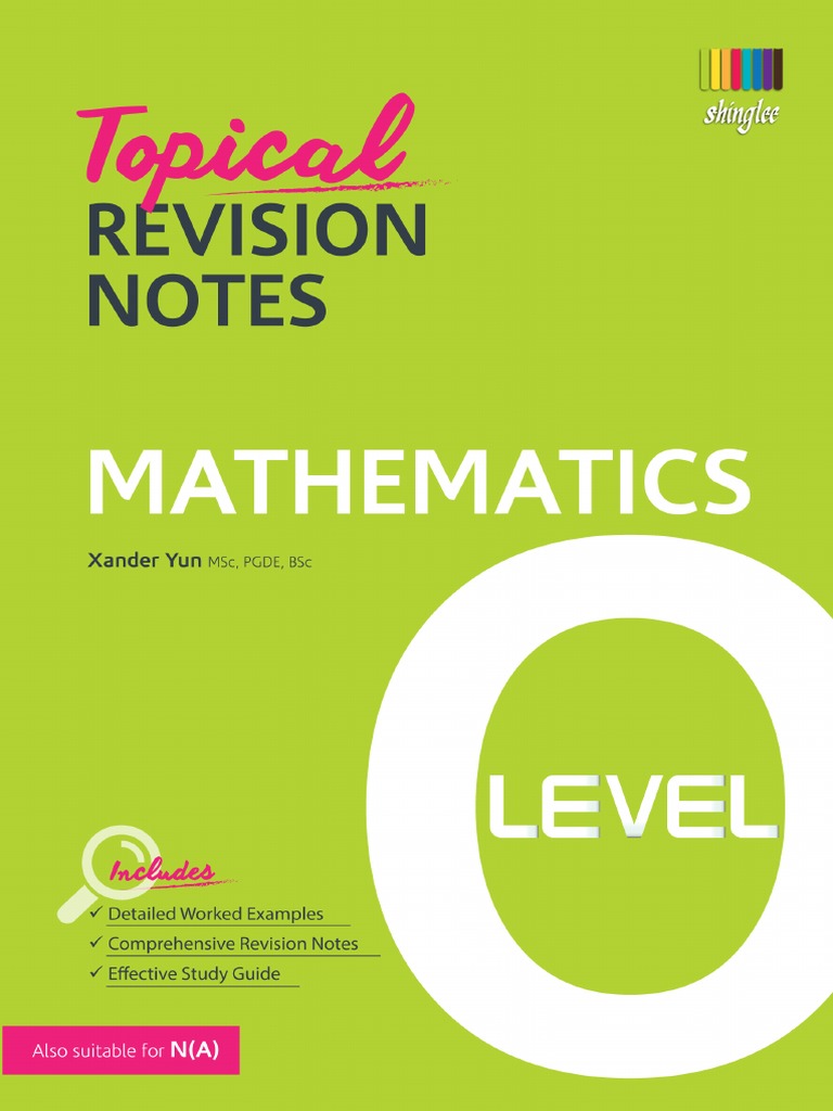 O Level Mathematics Revision Notes (SEAB) PDF | PDF | Fraction ...