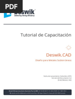 Tutorial de Deswik.CAD para Minas | PDF | Archivo de computadora ...
