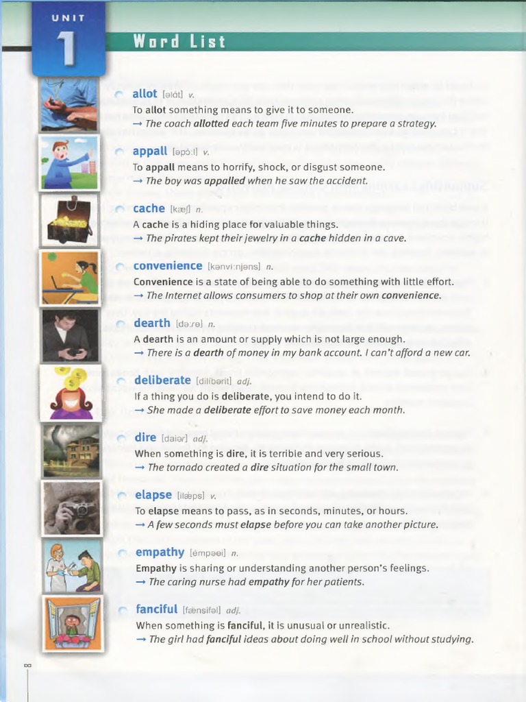 Word List: Allot (Slat) V | PDF