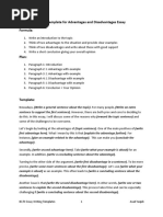 IELTS Writing Task 2 Templates Guide | PDF | Essays | International ...