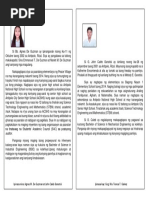 Bionote Example Tagalog | PDF