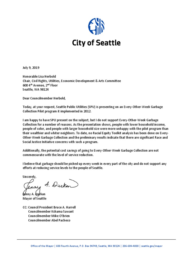 07.09.19 - Letter To Councilmember Herbold | PDF