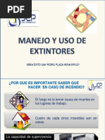 Triptico de Uso y Manejo de Extintores OSR22 | PDF