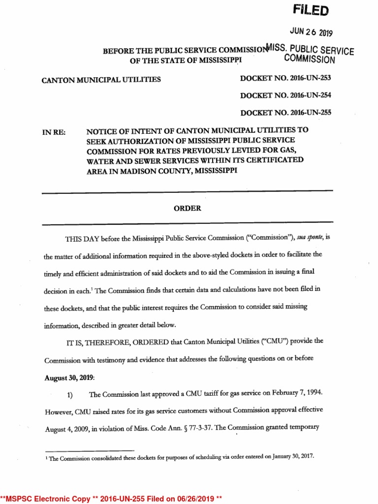 PSC Document RE CMU June 28 2019-1 | PDF | Government | Government ...