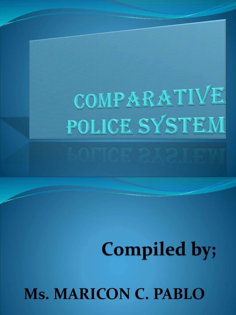 Comparative Police System | PDF | Human Trafficking | Smuggling