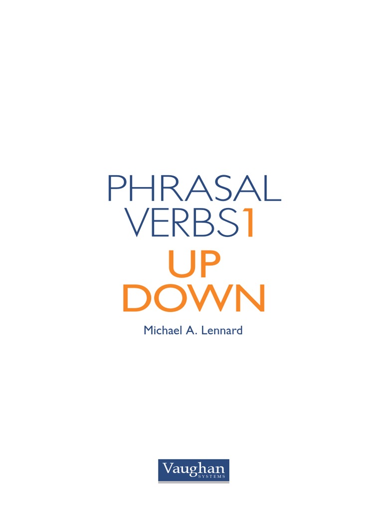 MW Phrasal Verbs 1 Updown PDF | PDF | Objeto (gramática) | Verbo