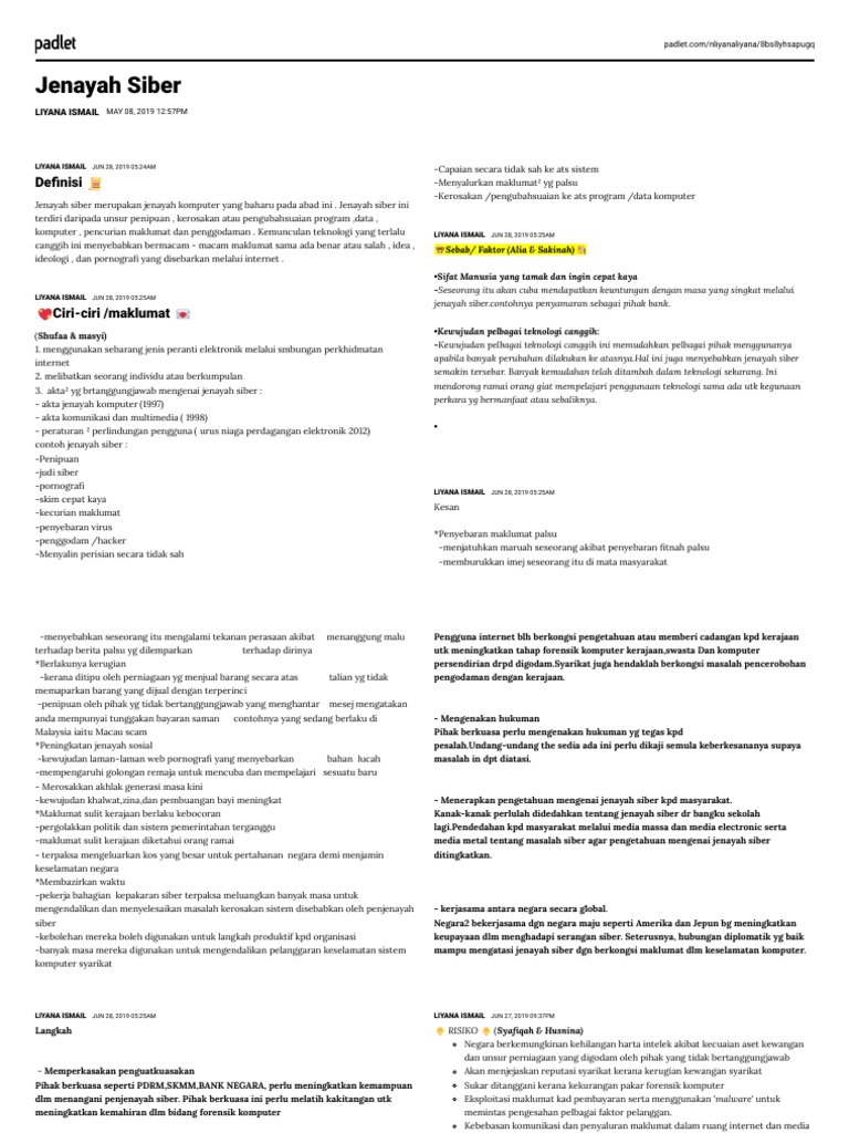 Jenayah Siber | PDF