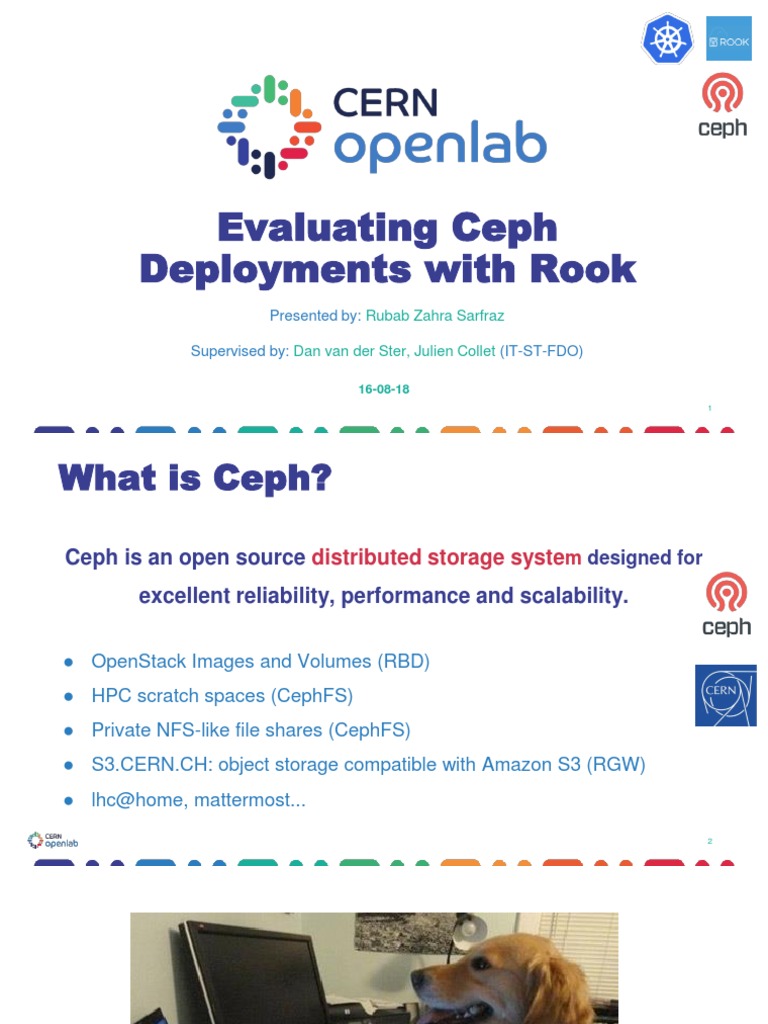 Evaluating Ceph Deployments With Rook Download Free Pdf Information