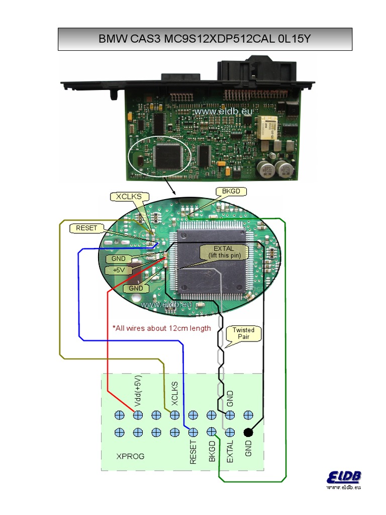 BMW - Cas3 - Mc9s12xdp512cal - 0l15y PDF | PDF