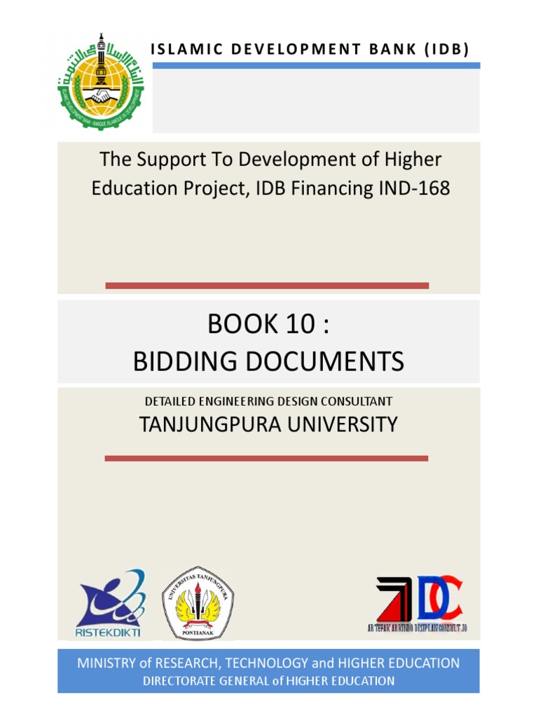 Book 10. Bidding Documents | PDF | Construction Bidding | Specification ...