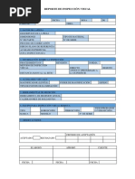 Reporte de Inspeccion Visual | PDF