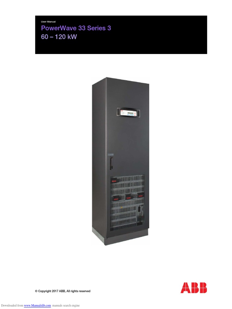 Powerwave 33 Series 3: User Manual | PDF | Direct Current | Mains ...