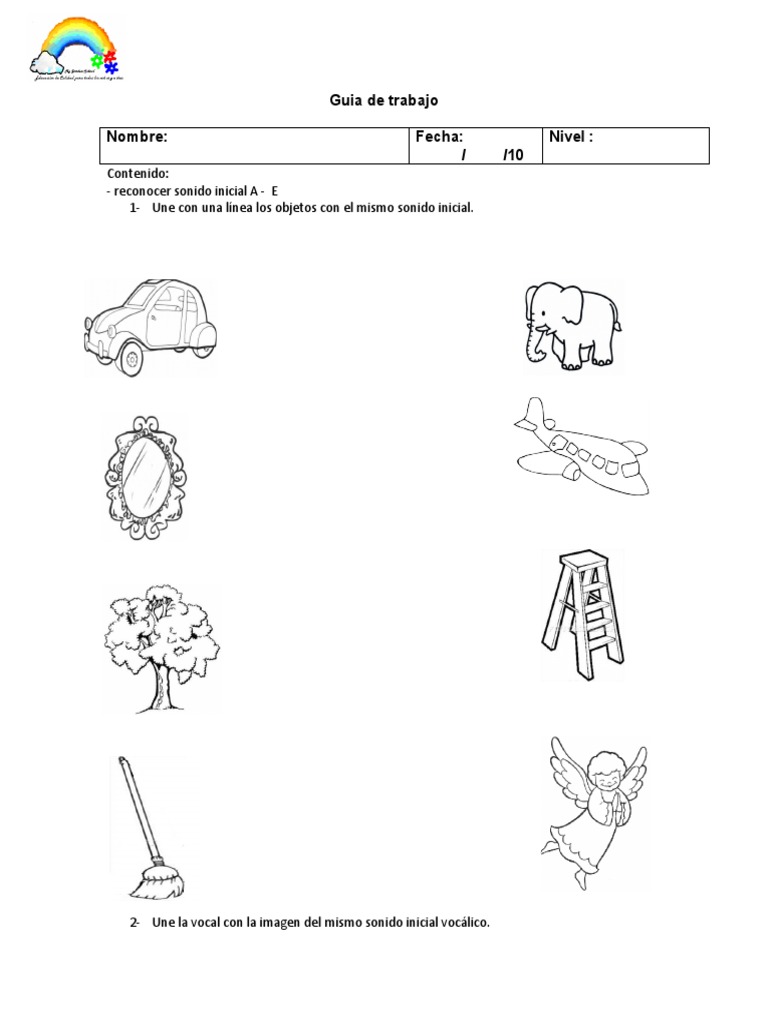 Guia de Trabajo Sonido Inicial