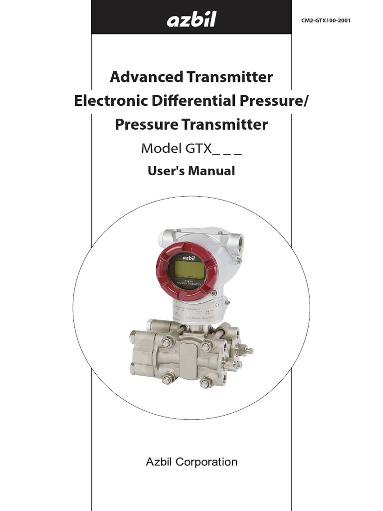 Azbil - CM2 GTX100 2001 12 PDF | PDF | Electrical Wiring | Safety