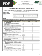 FDA Lto Checklist | PDF | Pharmacy | Franchising