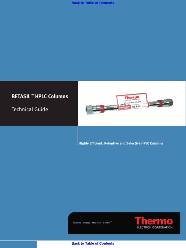 Betasil | PDF | Chromatography | Properties Of Water