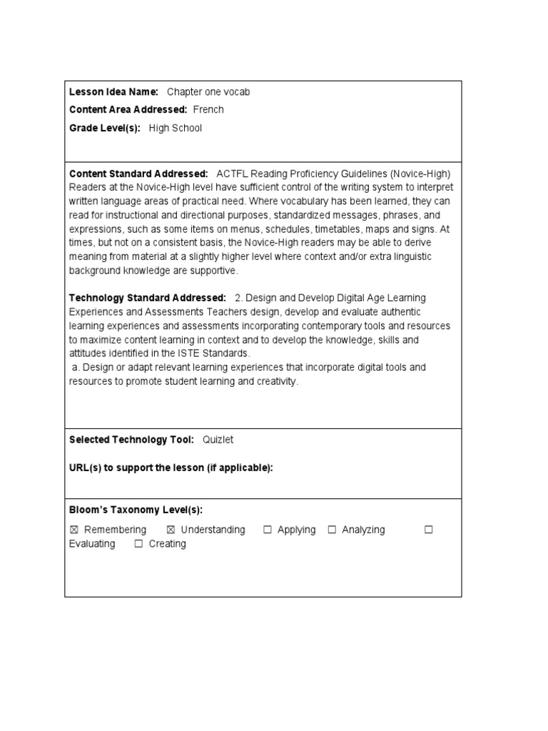 Student Responce Tools Lesson Idea | PDF | Education Theory | Learning