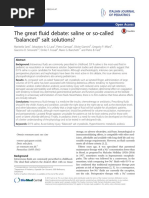 Normal Saline: Uses and Guidelines | PDF | Saline (Medicine) | Electrolyte