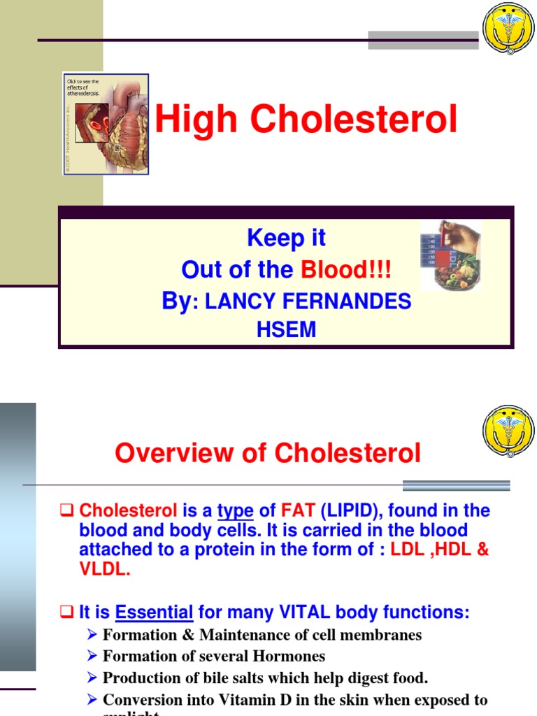 High Cholesterol | PDF | Hypercholesterolemia | Cholesterol